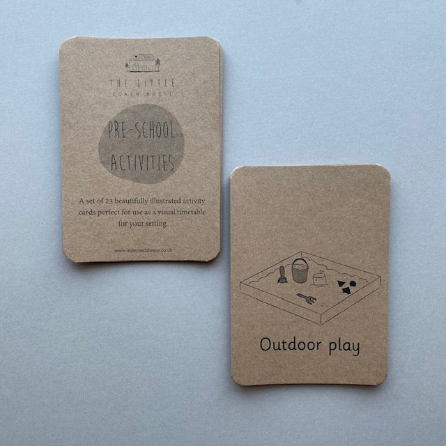 Pre-School Activities Cards - Early Years visual timetable – The Little ...