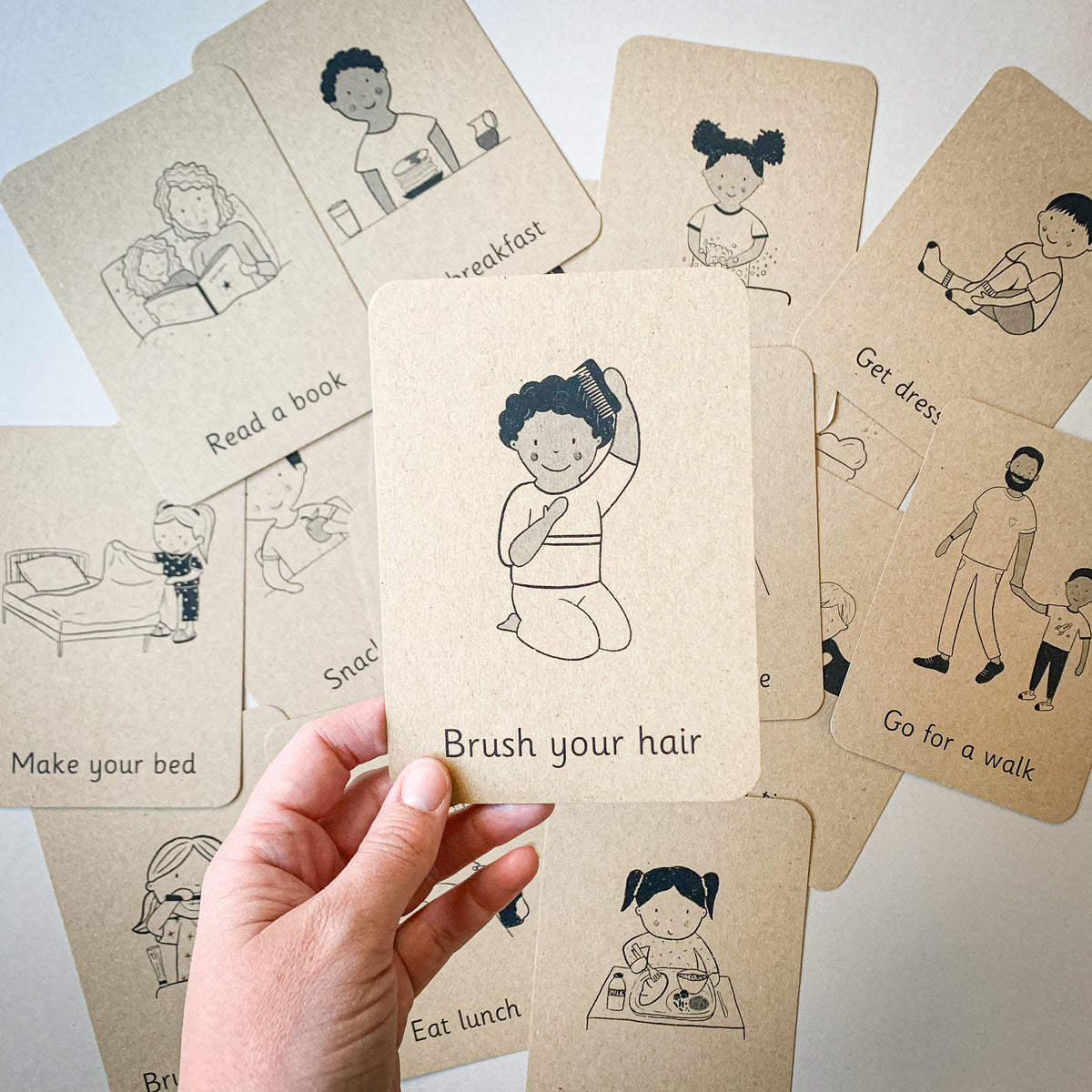 Daily Routine Flashcards – The Little Coach House
