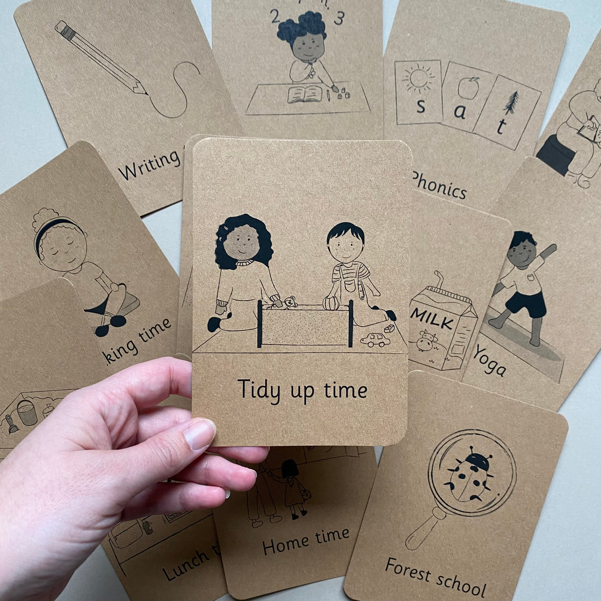 Pre-School Activities Cards - Early Years visual timetable – The Little ...