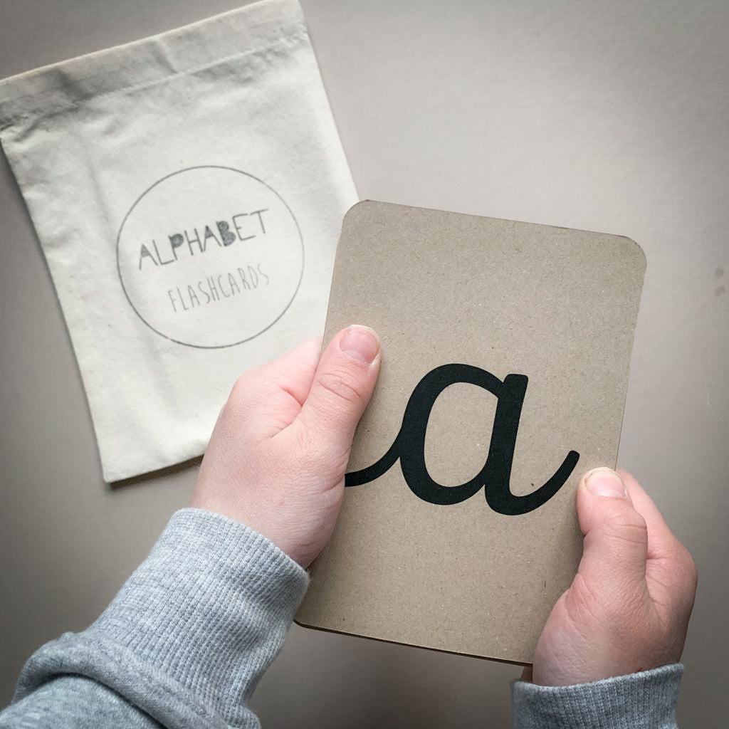 Cursive Alphabet Flashcards – The Little Coach House
