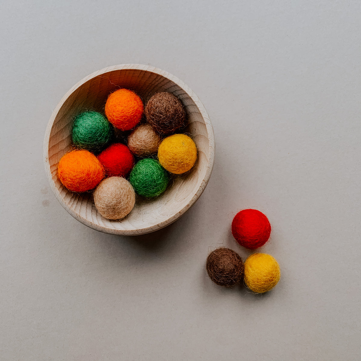 2cm Large Felt Balls - Autumn Burst – The Little Coach House